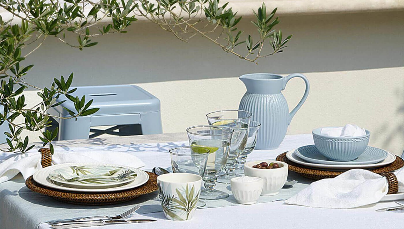 Greengate Alice Ice Blue Everyday Geschirr-Serie | SKANDEKO