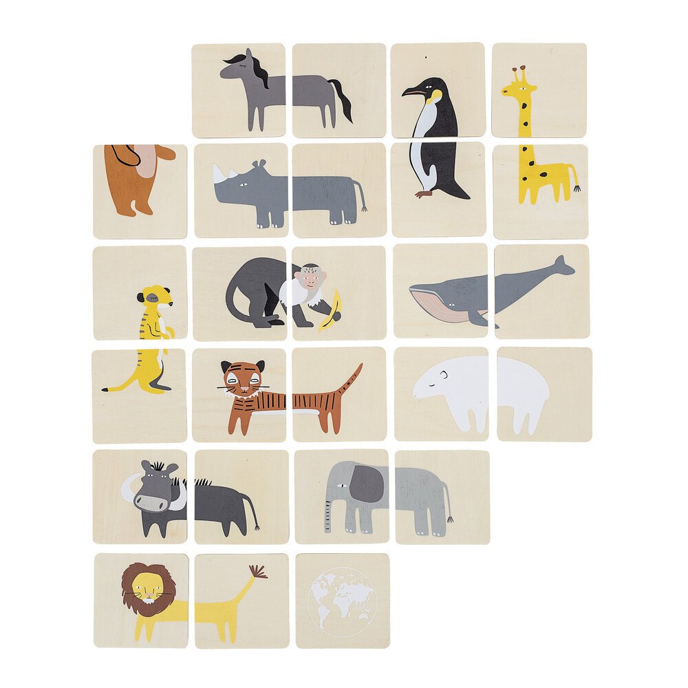 Memory Karten Spiel Sina aus Holz von Bloomingville günstig bestellen ...