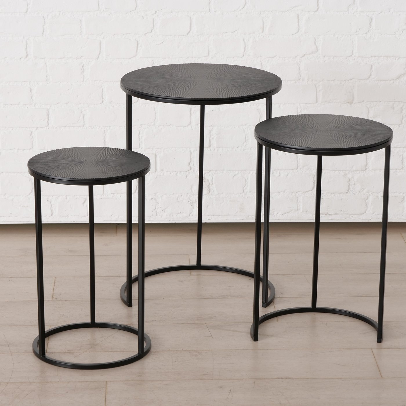 3er Set Beistelltisch Cylora von Boltze günstig bestellen | SKANDEKO
