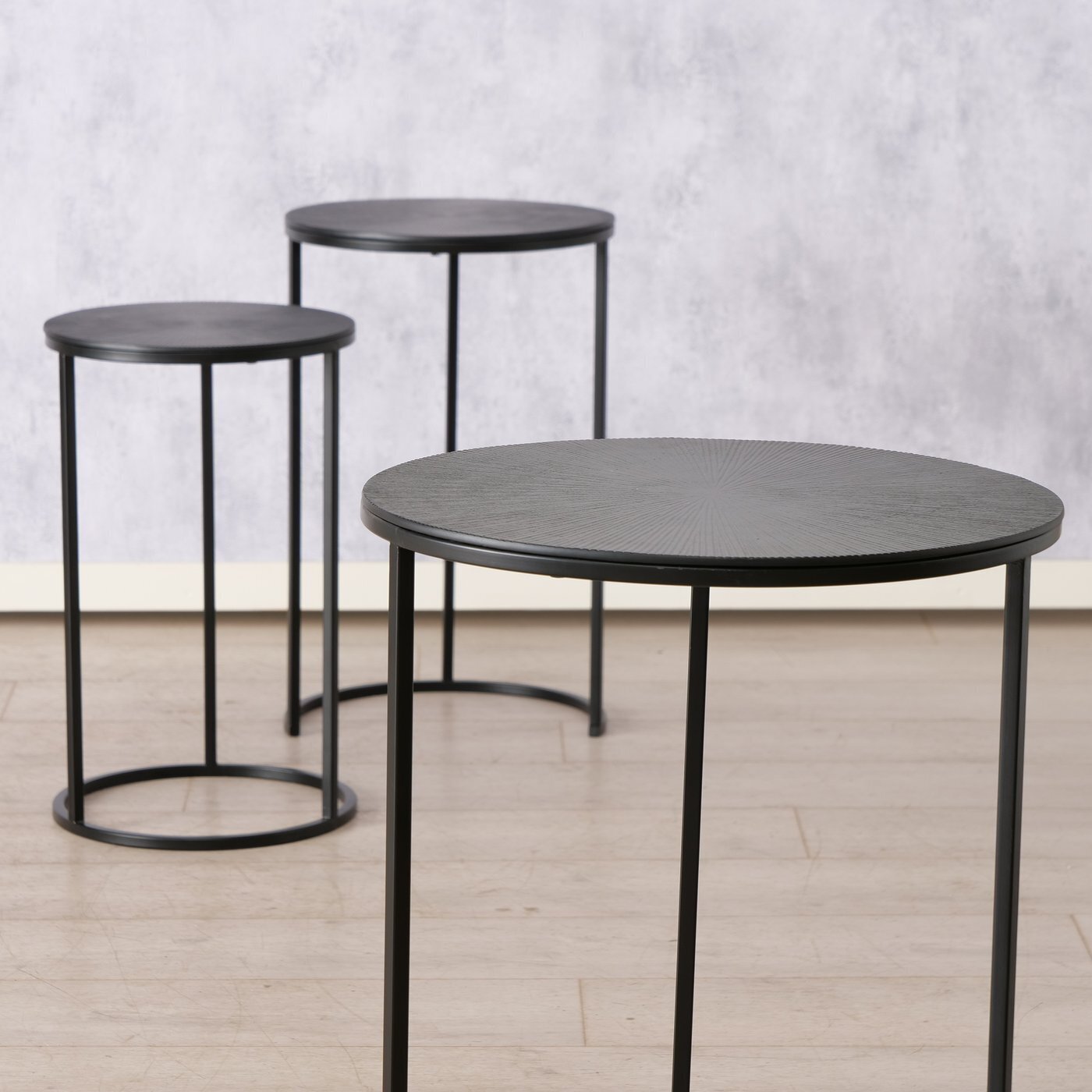 3er Set Beistelltisch Cylora von Boltze günstig bestellen | SKANDEKO