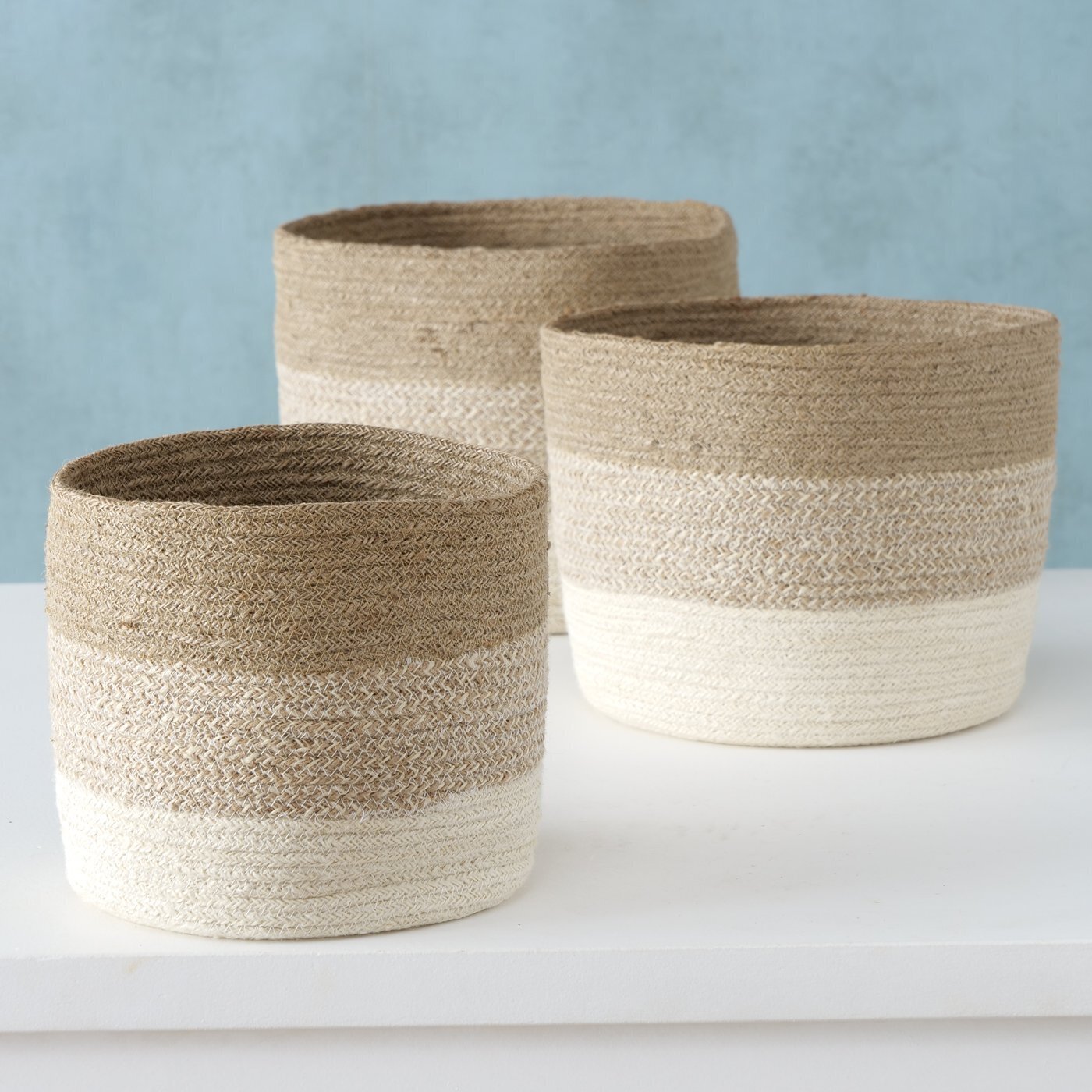 Korb 3er-Set Lucia aus Jute von Boltze günstig bestellen | SKANDEKO