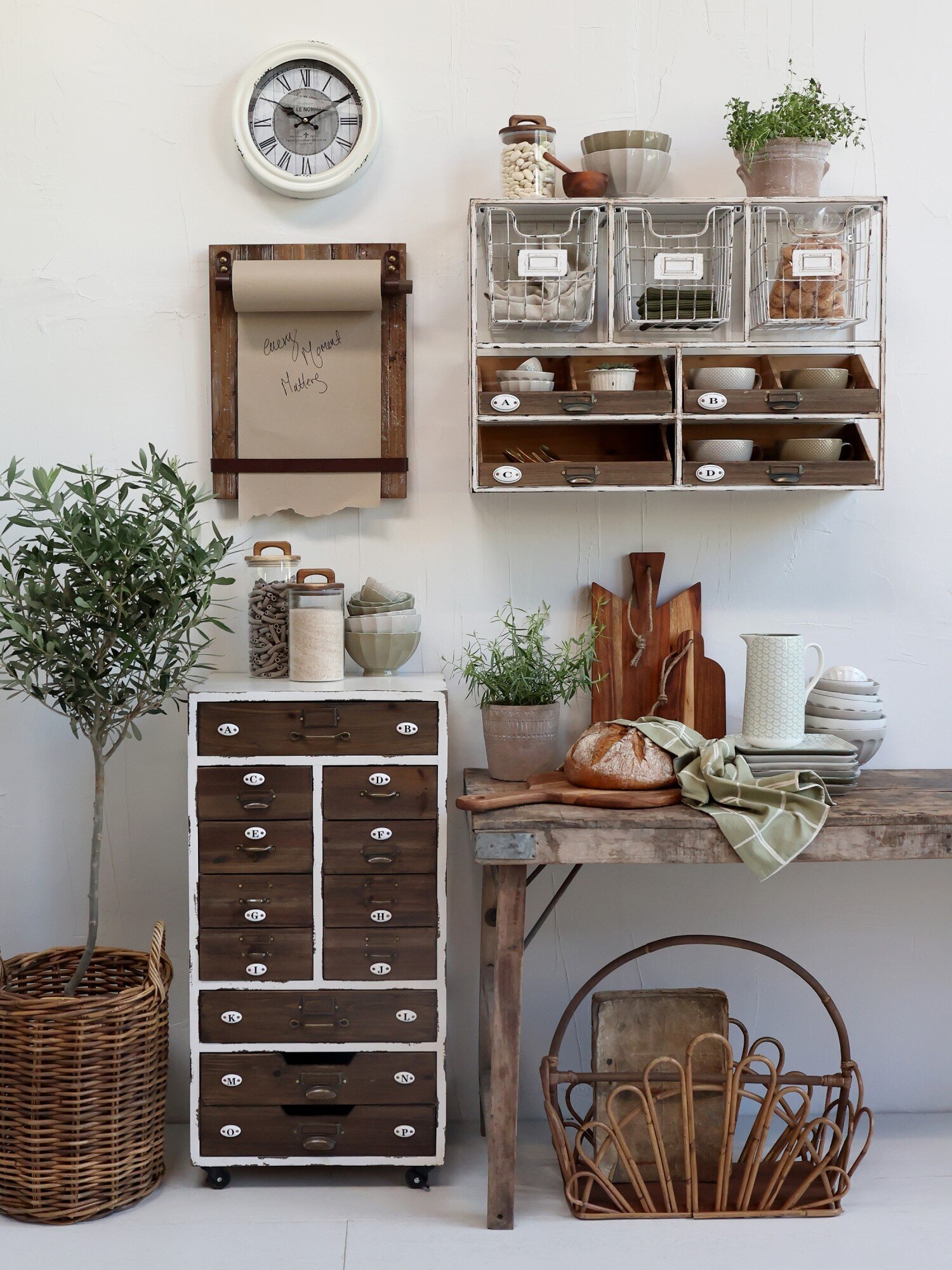 Altfranzösische Kommode mit 12 Schubladen von Chic Antique günstig ...