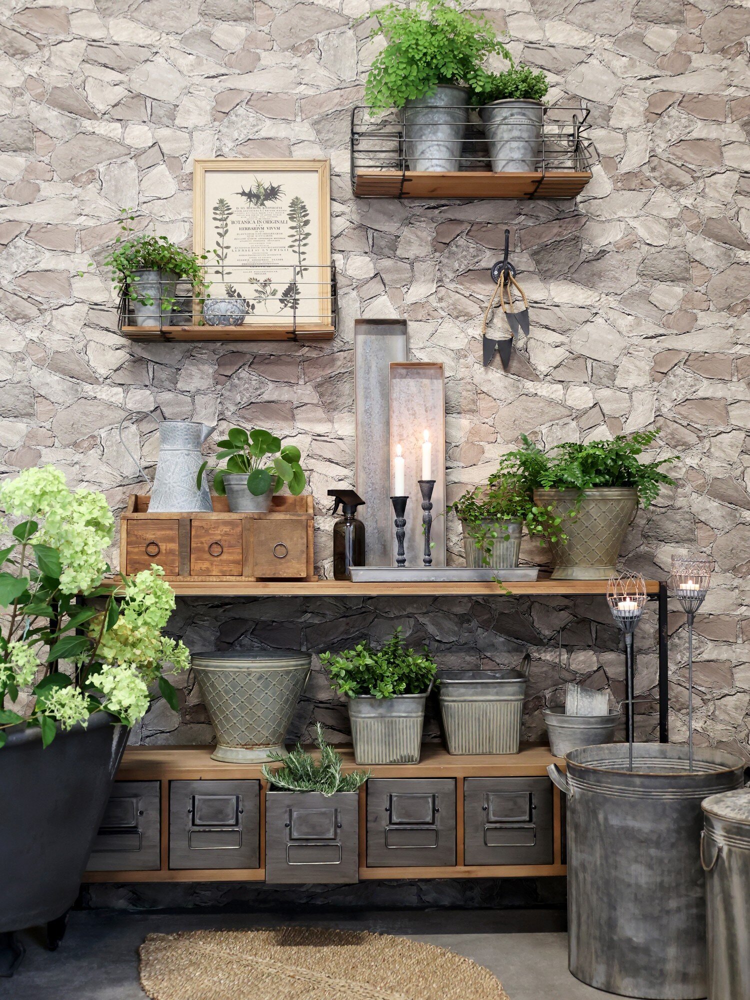 Blumentopf mit Rillen und Griffen von Chic Antique günstig bestellen ...