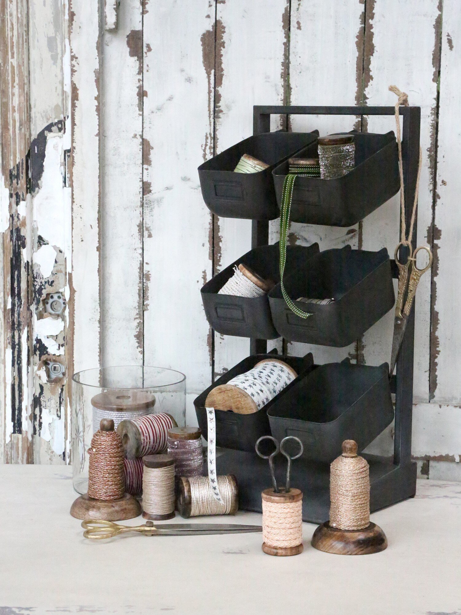 Regal mit 6 abnehmbare Boxen von Chic Antique günstig bestellen | SKANDEKO