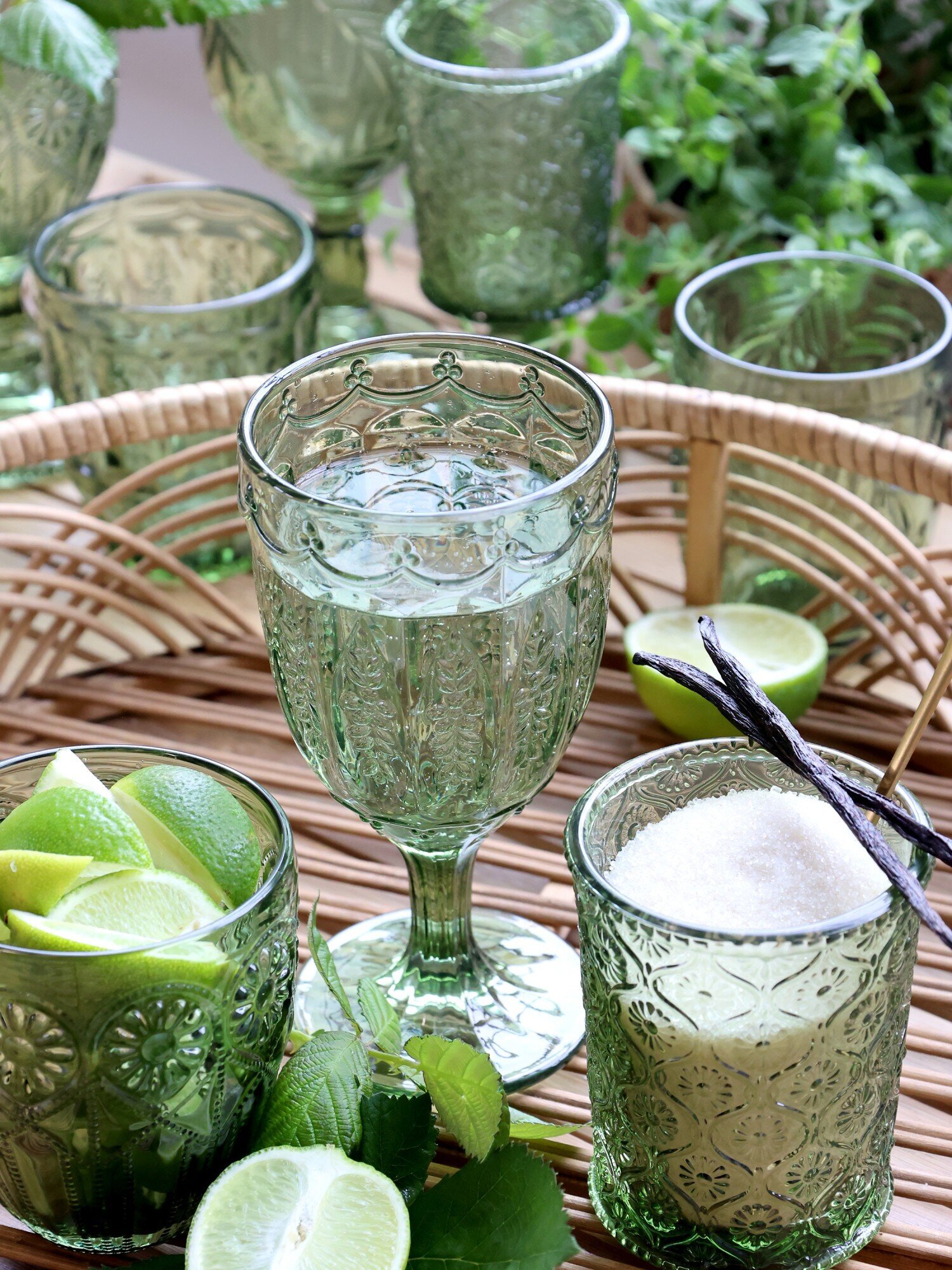 Saint Emilion Weingläser im 6er Set mit Muster von Chic Antique günstig ...