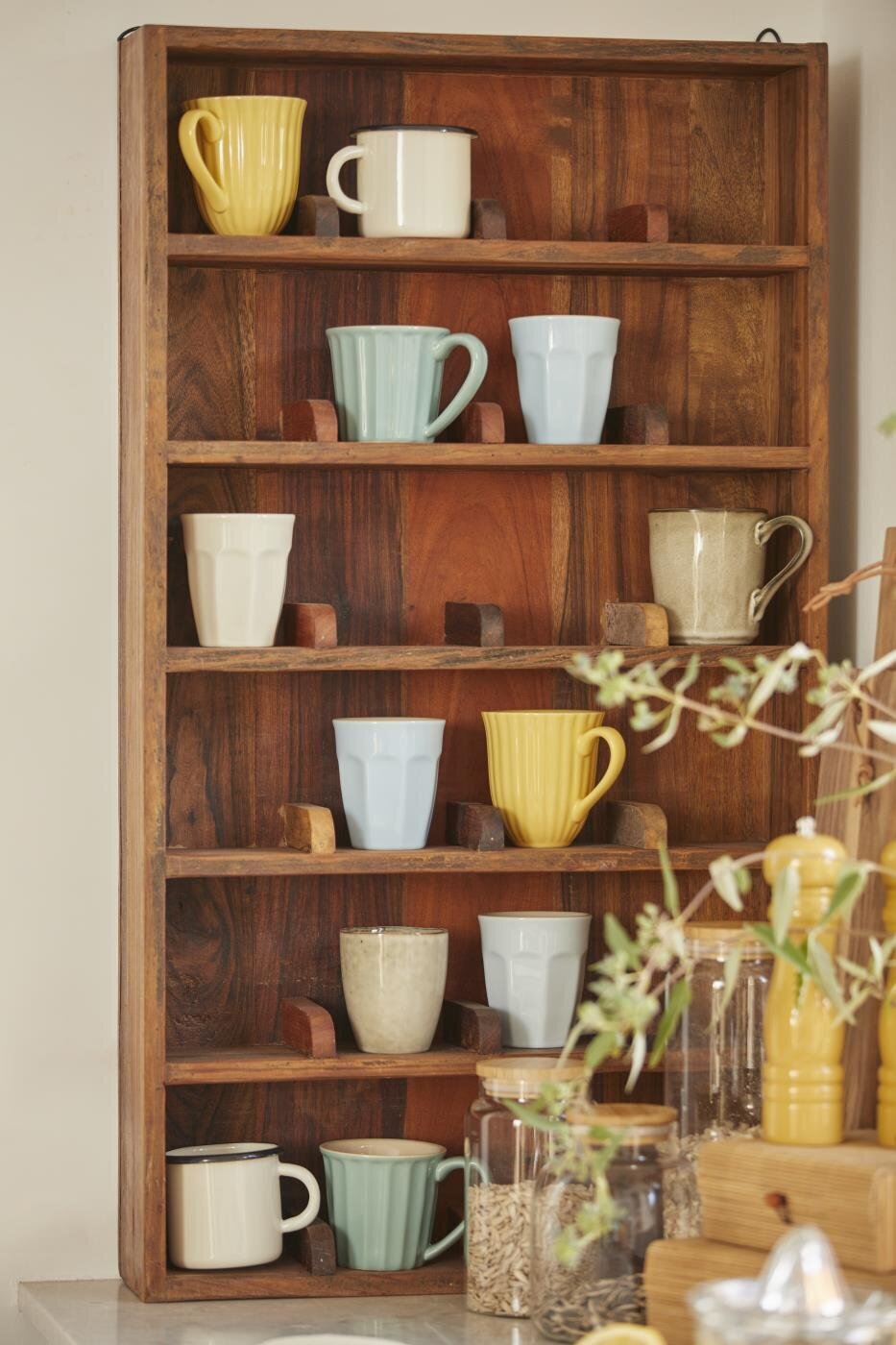 Wandregal mit 6 Ablagen UNIKA von IB Laursen günstig bestellen | SKANDEKO