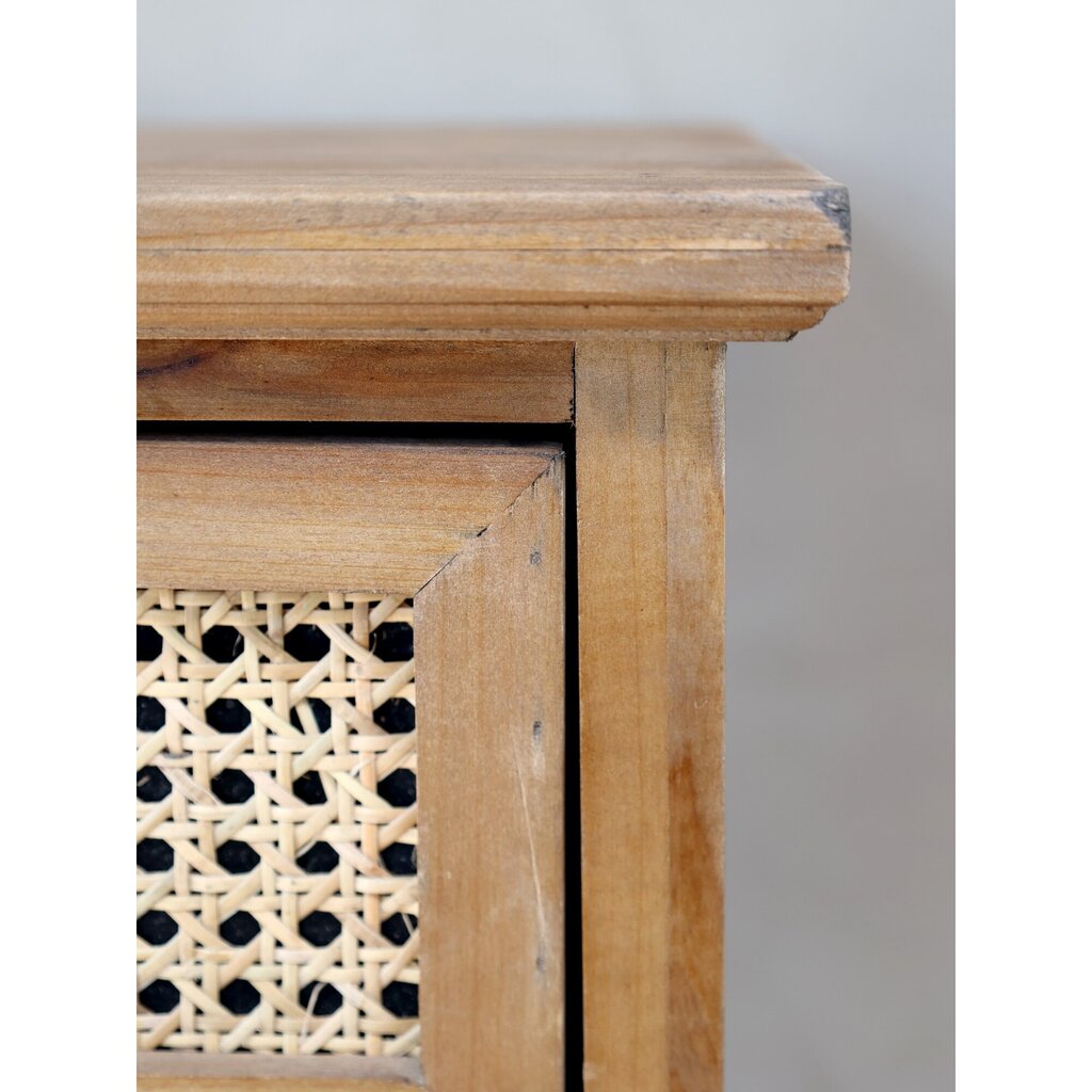 Kommode hoch mit 7 Schubladen und französischem Geflecht von Chic ...